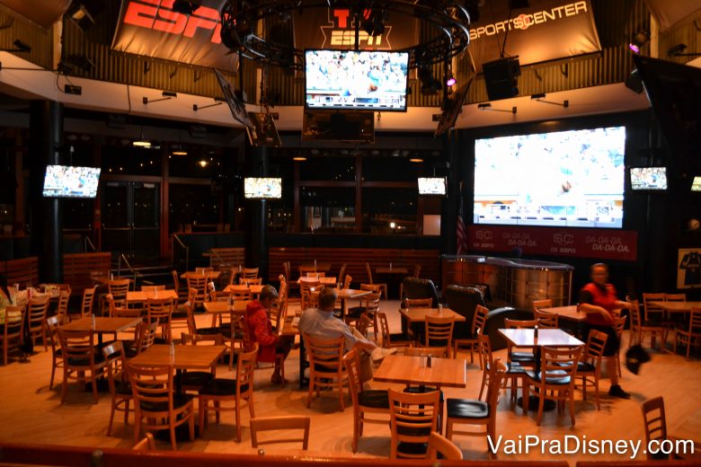 ESPN Club: o restaurante dos esportes em Orlando