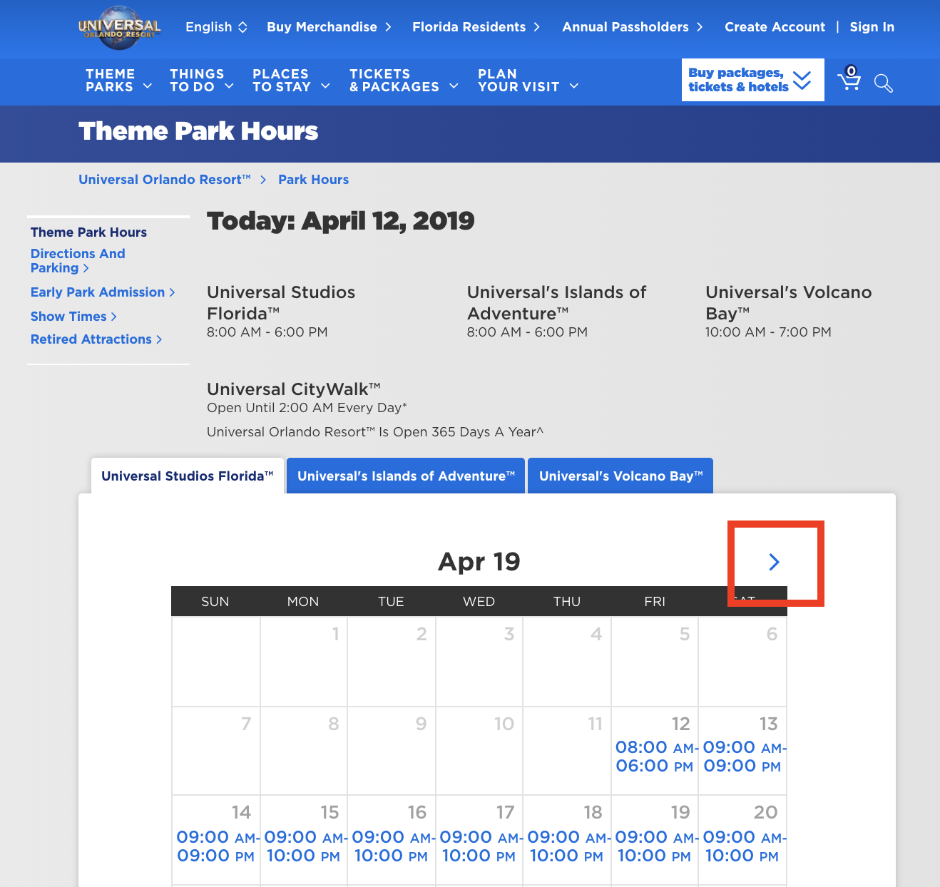 Horário dos parques da Universal, Sea World, Busch Gardens e Legoland ...