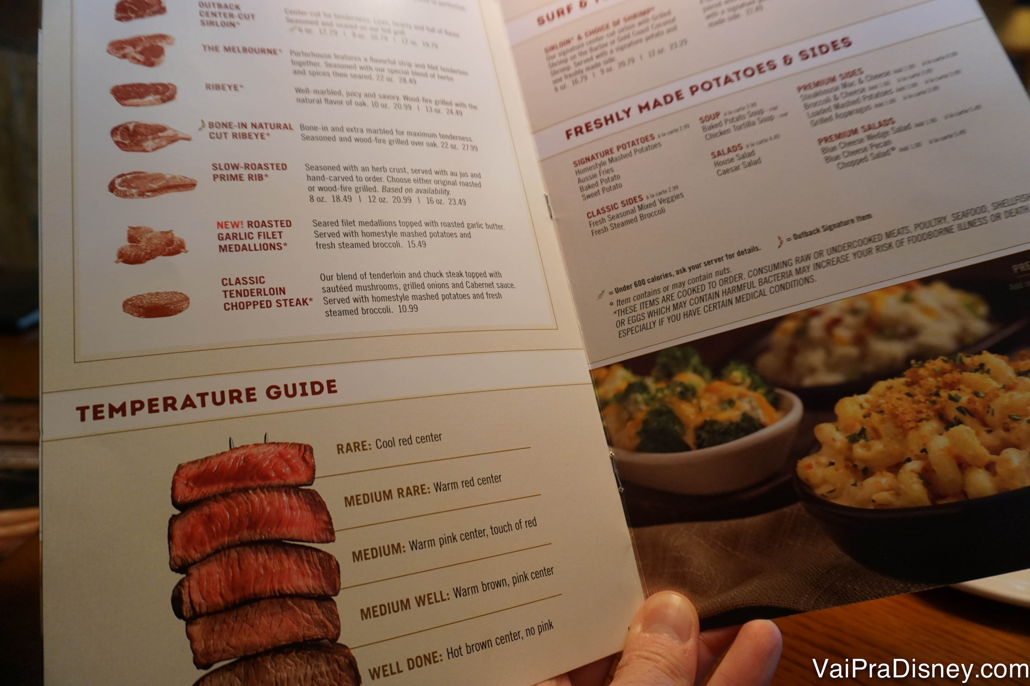 Outback Steakhouse em Orlando: é igual a do Brasil?