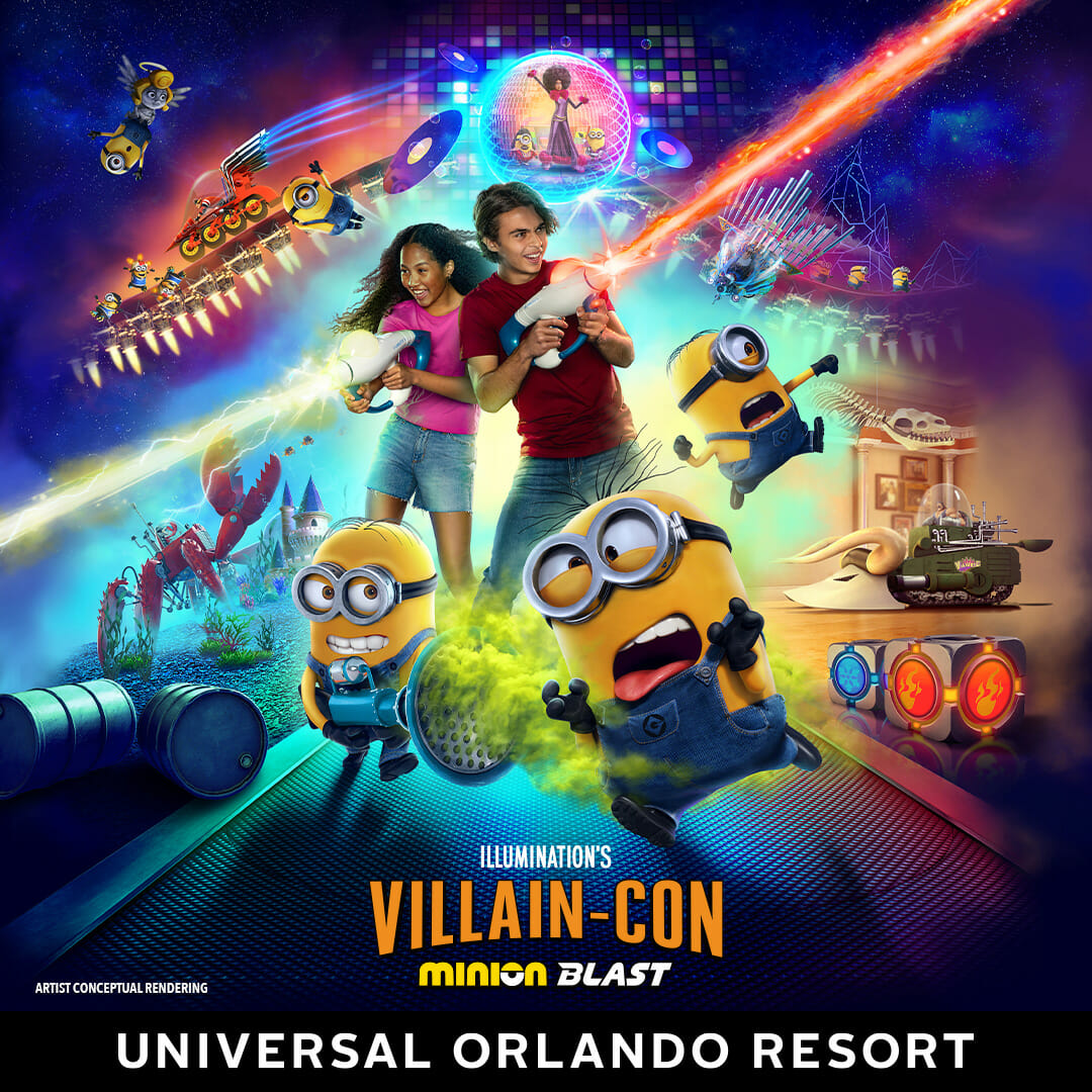 Universal divulga mais detalhes sobre a nova atração Villain-Con Minion ...