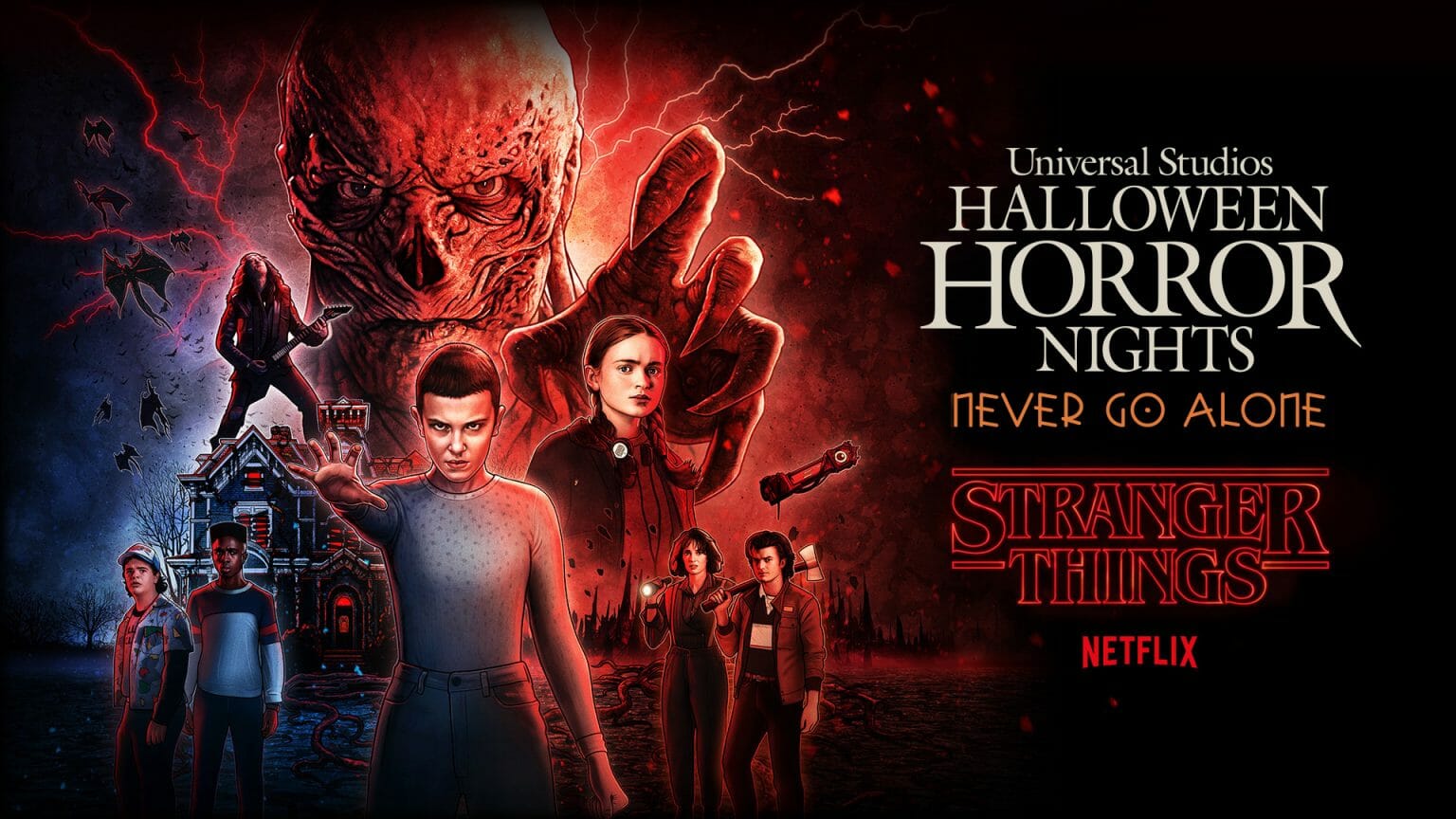 Halloween Horror Nights da Universal terá casa temática de Stranger Things