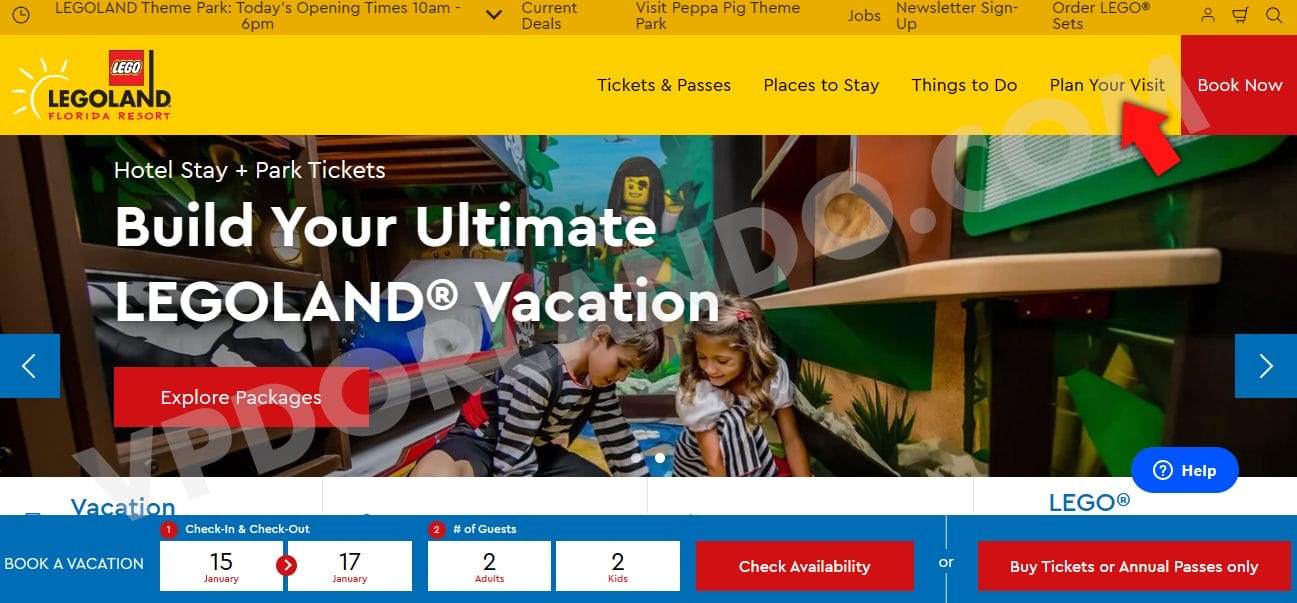 Horário dos parques da Universal, SeaWorld, Busch Gardens e Legoland