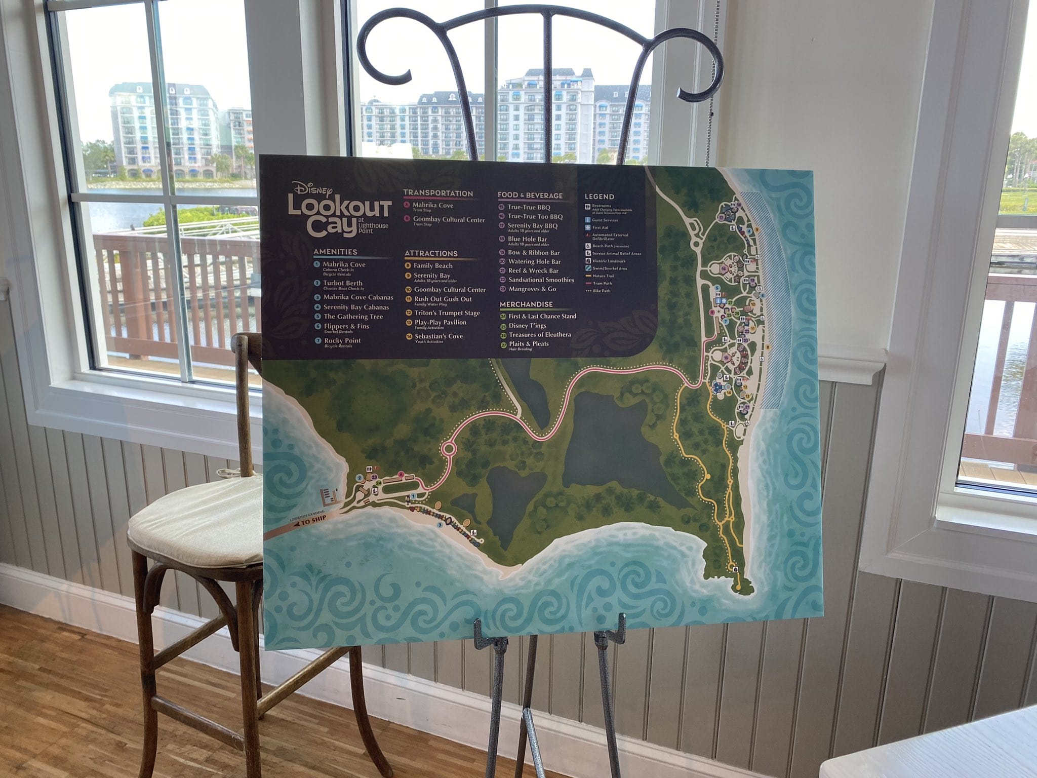 Disney Cruise Line divulga mapa da ilha Lookout Cay at Lighthouse Point ...