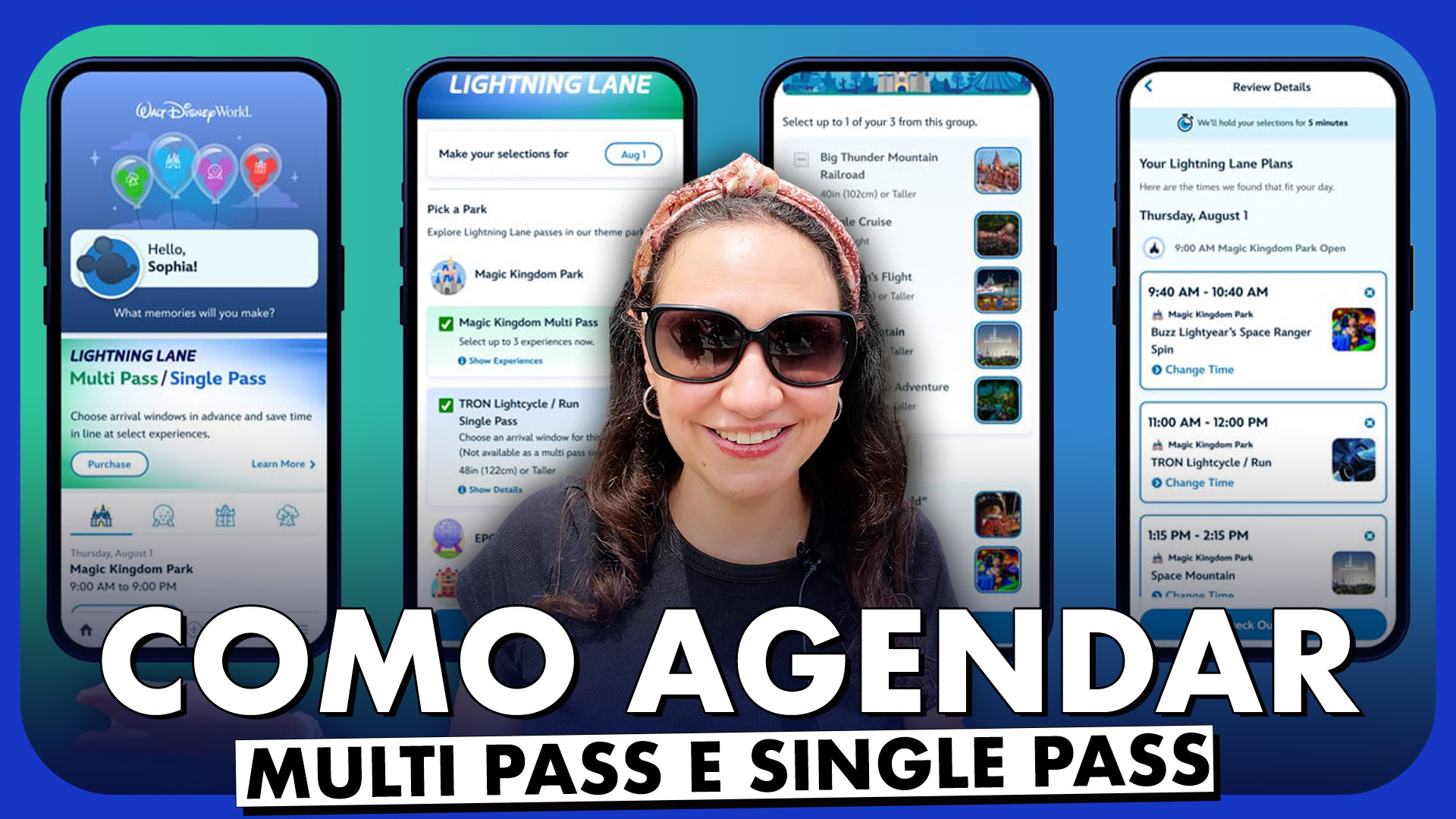 Como agendar Lightning Lane Multi Pass e Single Pass | Passo a passo ...